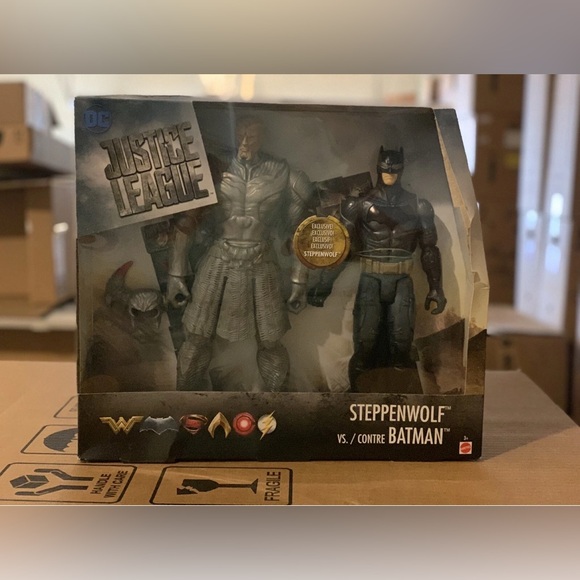 Mattel | Toys | Justice League Steppenwolf Vs Batman 2pack Figures ...